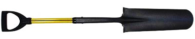 PLUMB-PRO® SUPER SHOVEL - Sharp Shooter with Fiberglass Handle